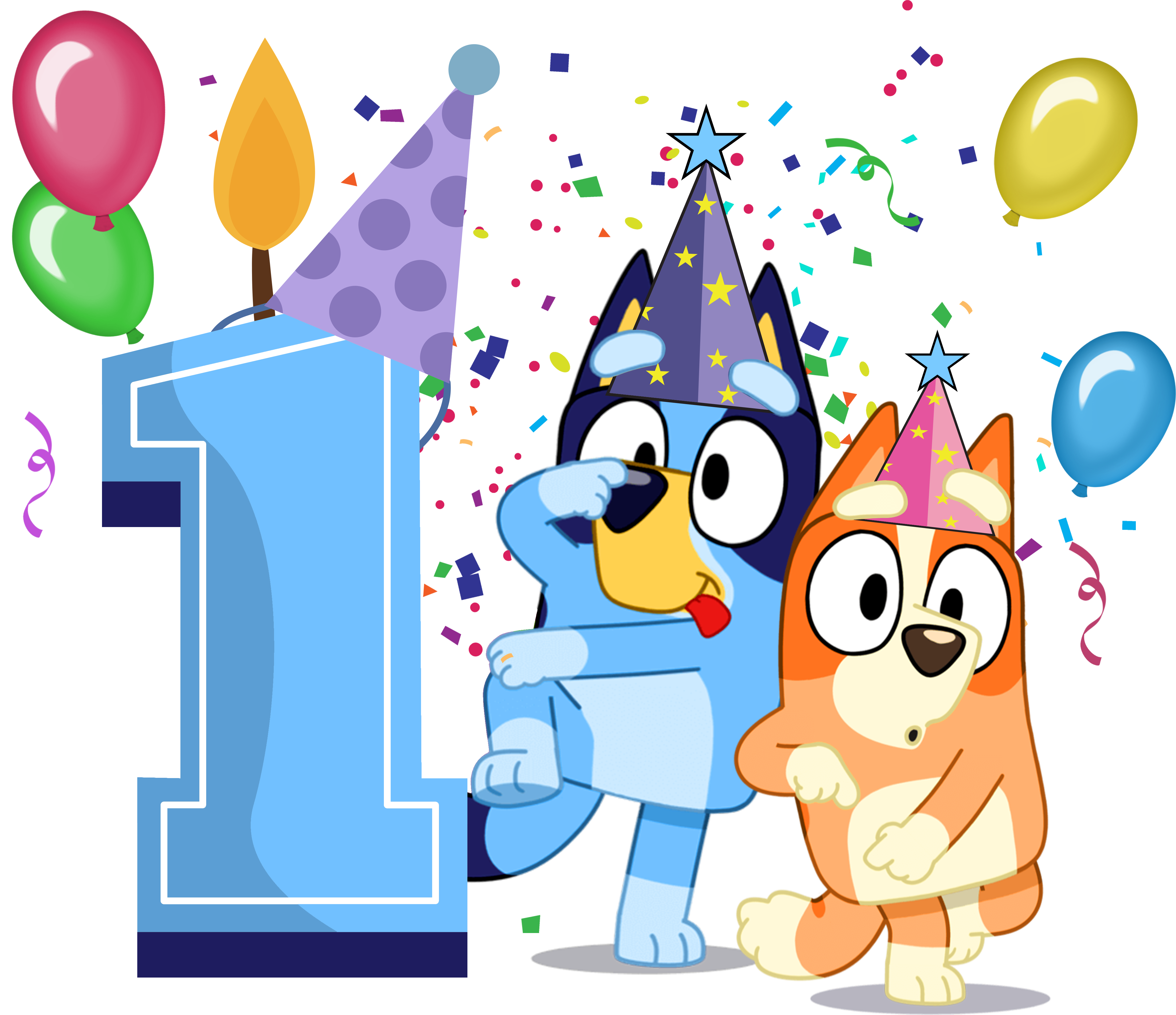 Bluey Birthday Transfer – Backroad Graphx
